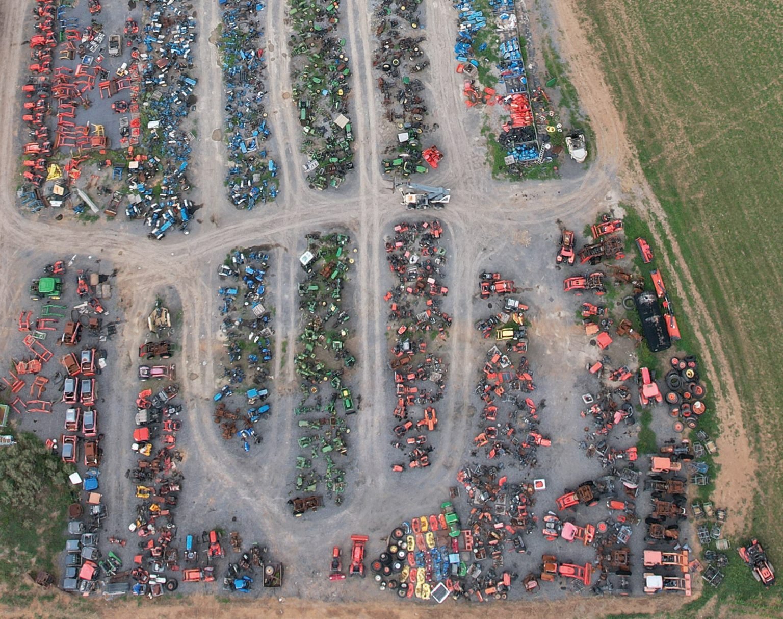Farm Equipment Scrap Yard